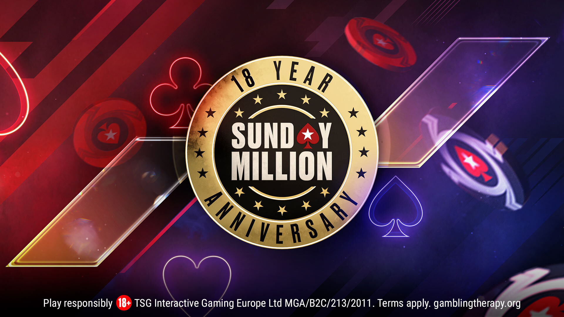 Sunday Million Anniversary 18, $8M GTD - PokerStars Blog